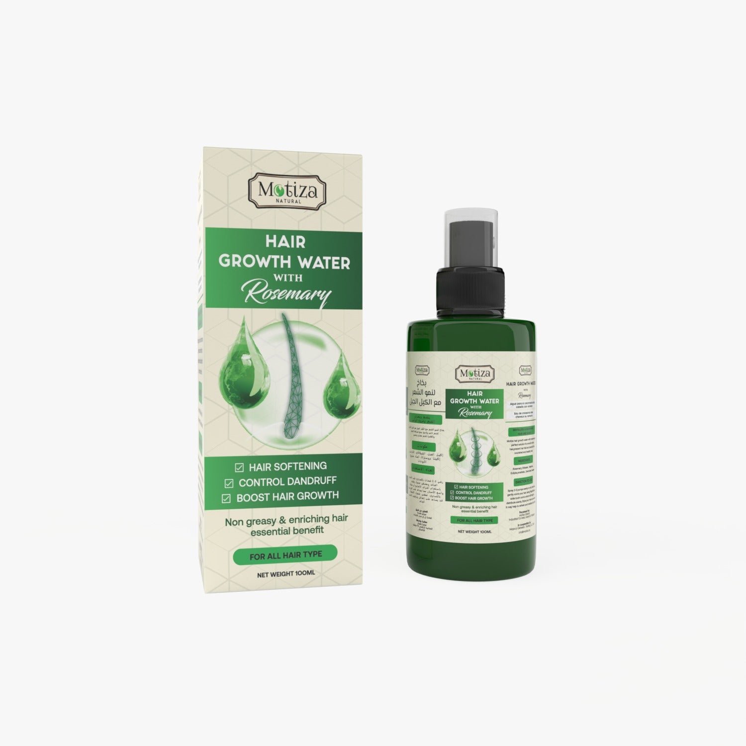 Rosemary Hair Growth Water Spray Motiza